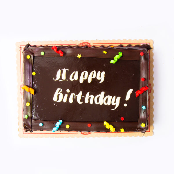 Chocolate Dedication Cake | Cake Delivery